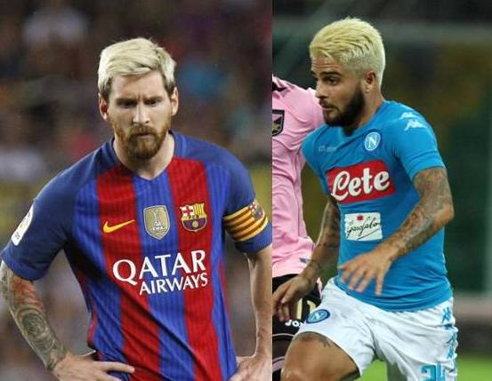 Lorenzo Insigne copia Leo Messi? Stesso look biondo platino - Novella 2000