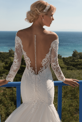 Il successo di Celine Iaccarini con gli abiti da sposa Mark Leslery