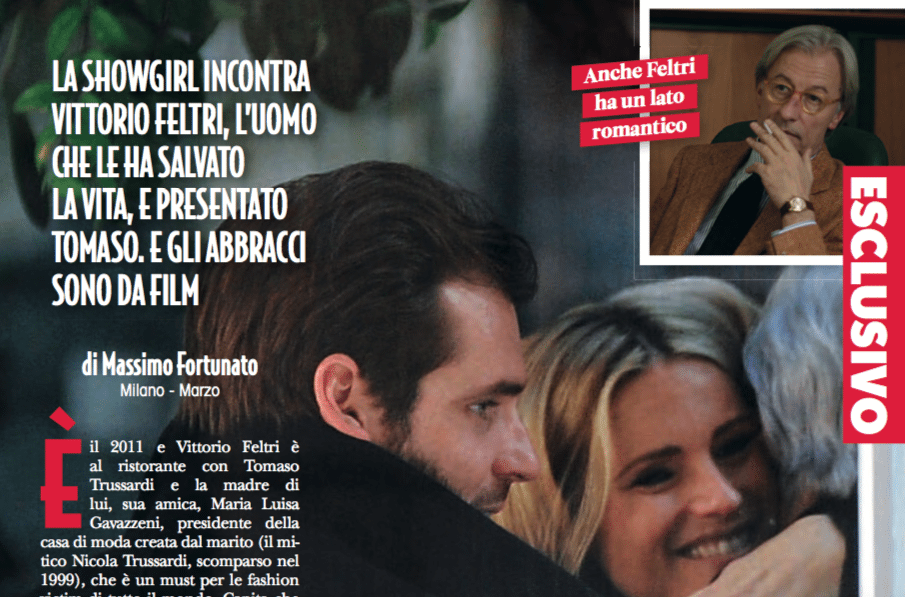 Vittorio Feltri: cupido tra Michelle Hunziker e Tomaso Trussardi