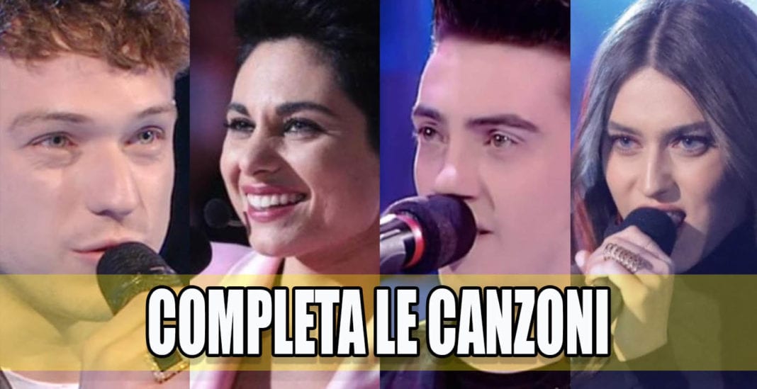 Amici Completa Tutte Le Canzoni Dei Concorrenti Quiz