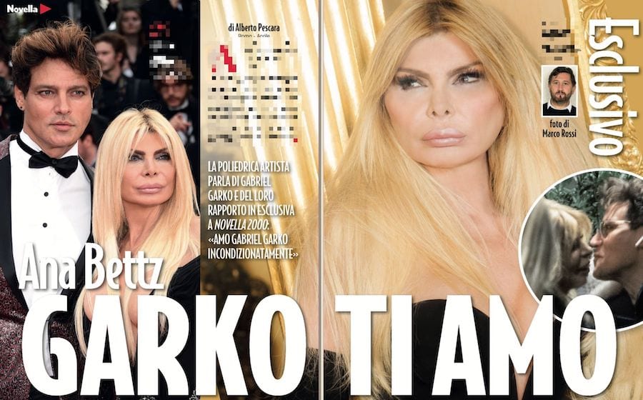 Ana Bettz: tutta la verità sul rapporto con Gabriel Garko