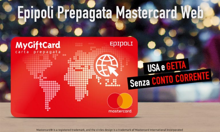 Epipoli Prepagata Mastercard Web: idea perfetta regalo last minute