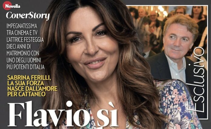 Sabrina Ferilli e i dieci anni di matrimonio con Flavio Cattaneo Sabrina Ferilli e i dieci anni di matrimonio con Flavio Cattaneo