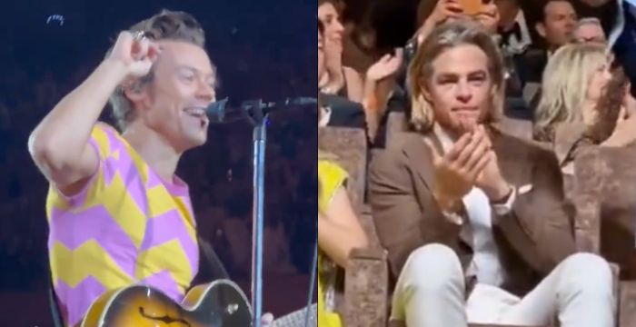 Harry Styles commenta il presunto sputo contro Chris Pine