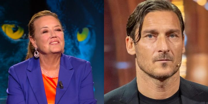 Belve, Annamaria Bernardini De Pace elude una domanda su Totti