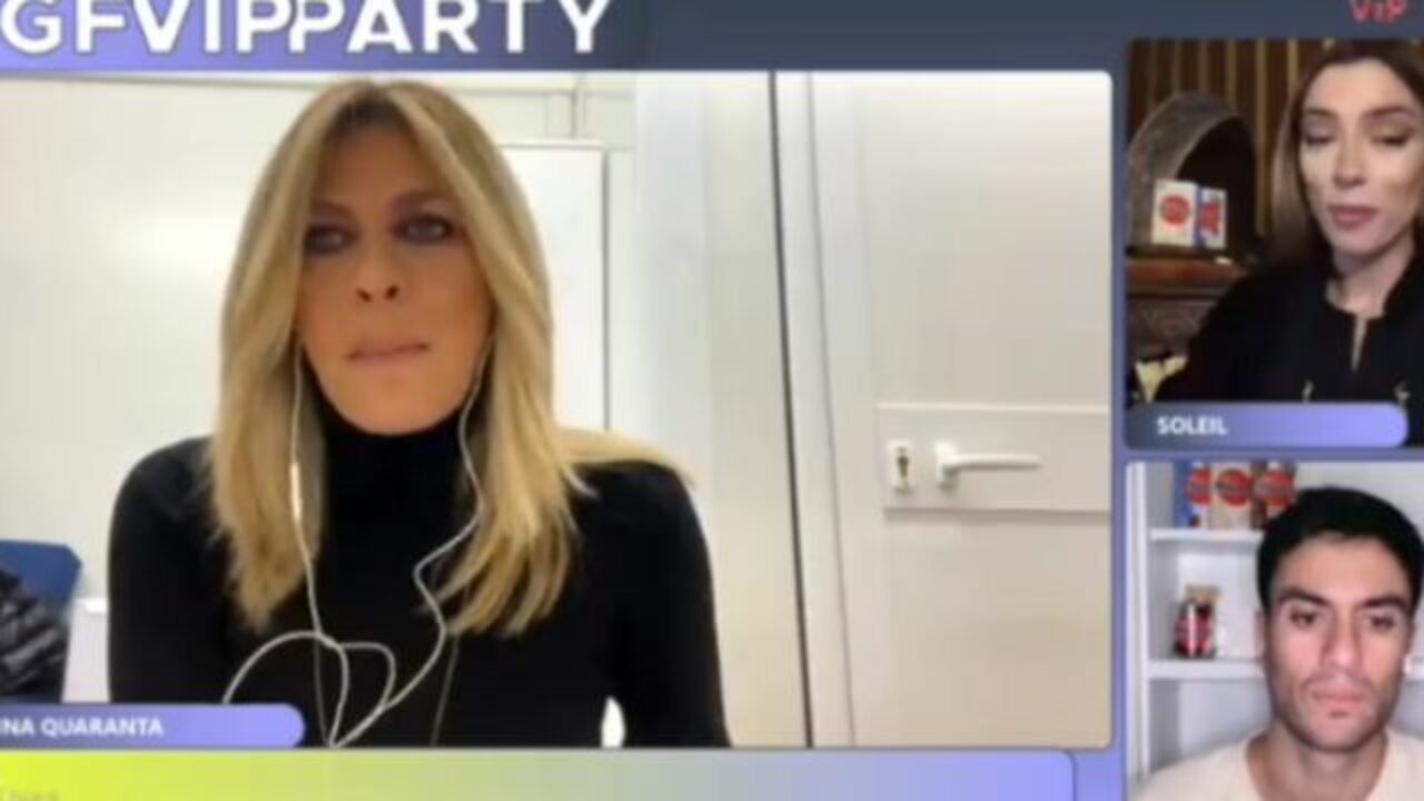 Cristina Quaranta litiga con Soleil Sorge al GF Vip Party (VIDEO)