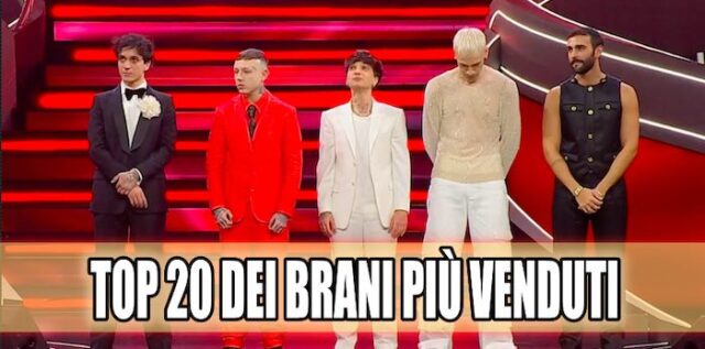 Sanremo 2023, la classifica dei brani più ascoltati dopo il Festival