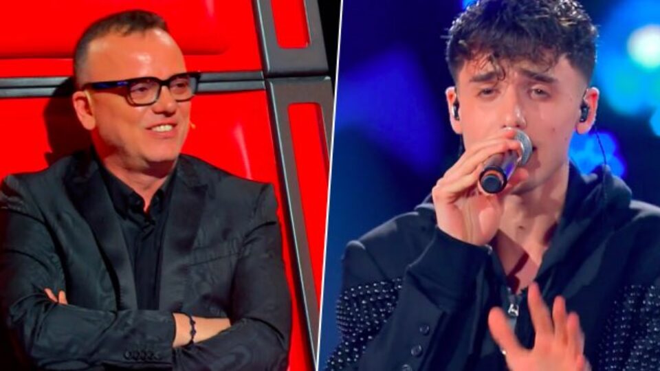 LDA fa emozionare il papà Gigi D’Alessio a The Voice Kids