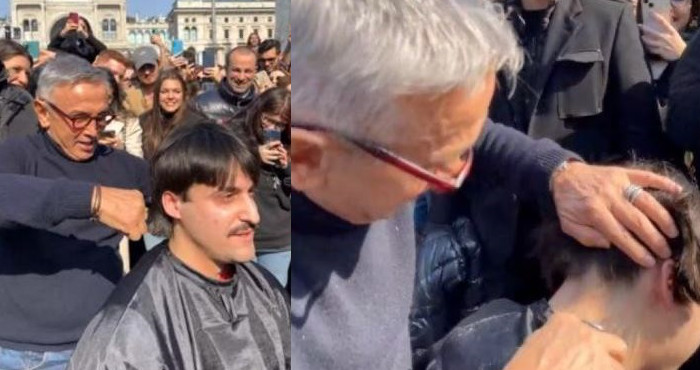 MasterChef, Bruno Barbieri taglia i capelli al vincitore Edoardo
