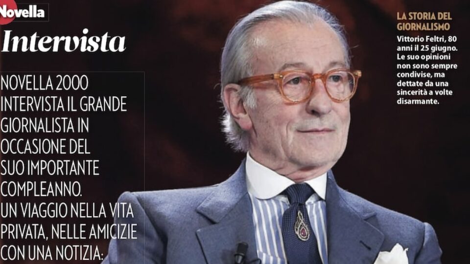 Intervista a Vittorio Feltri che torna a Il Giornale