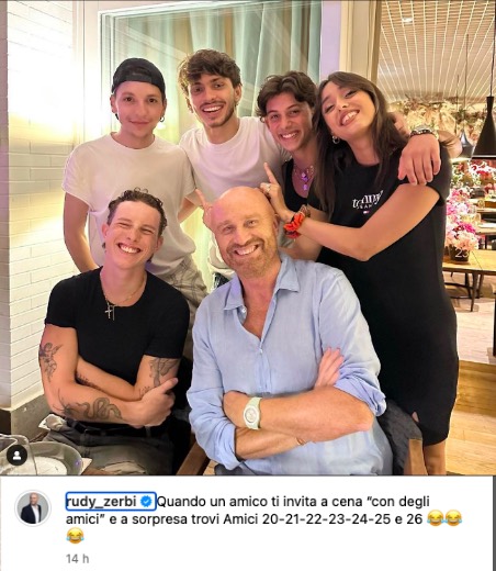 Amici, la reunion con Rudy Zerbi a Riccione Amici, la reunion con Rudy Zerbi a Riccione
