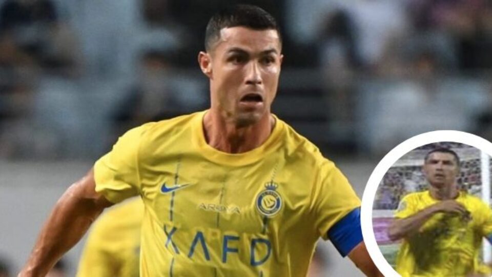 Cristiano Ronaldo Esulta Col Segno Della Croce In Arabia è Vietato