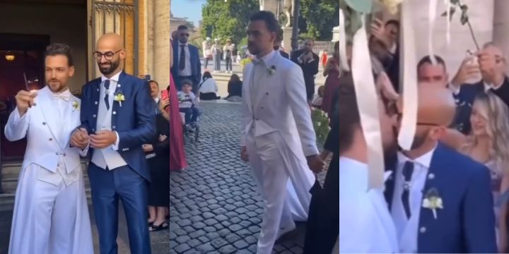 Valerio Scanu si è sposato in Campidoglio Valerio Scanu si è sposato in Campidoglio
