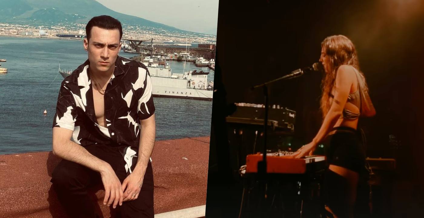 Matteo Paolillo al concerto di Angelina Mango a Roma