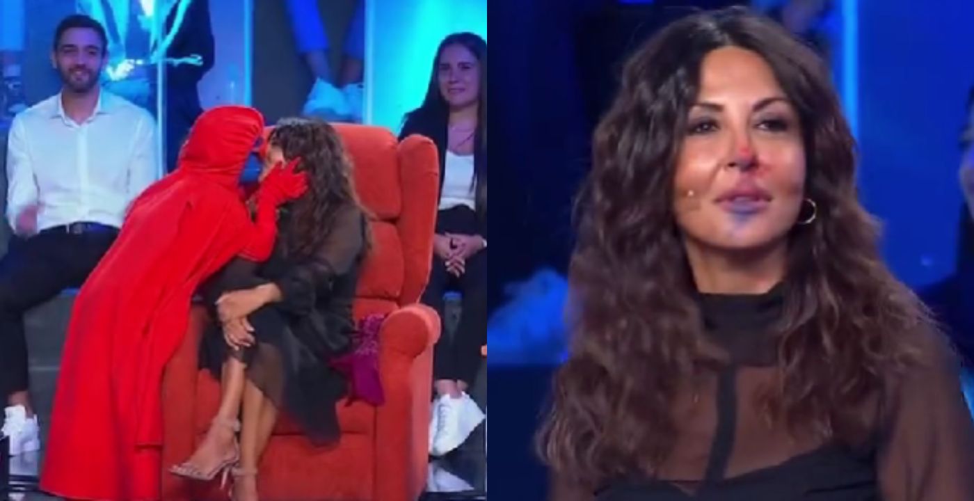 Sabrina Ferilli bacia Giovannino sulle labbra a Tu si que vales