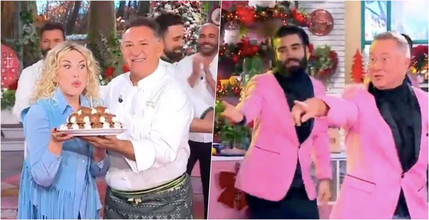 Antonella Clerici, sorpresa di compleanno a È sempre mezzogiorno