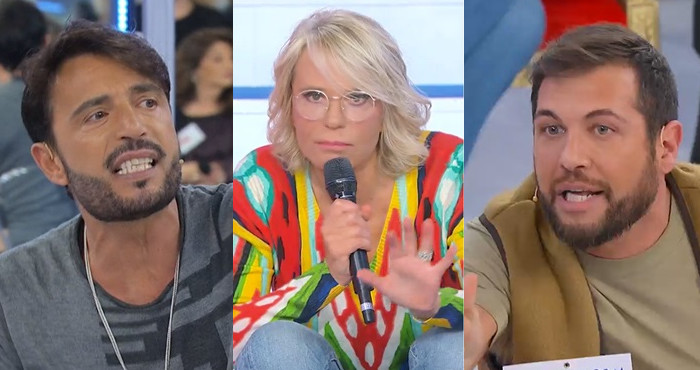 Uomini e donne: rissa sfiorata, Maria De Filippi interviene Uomini e donne: rissa sfiorata, Maria De Filippi interviene
