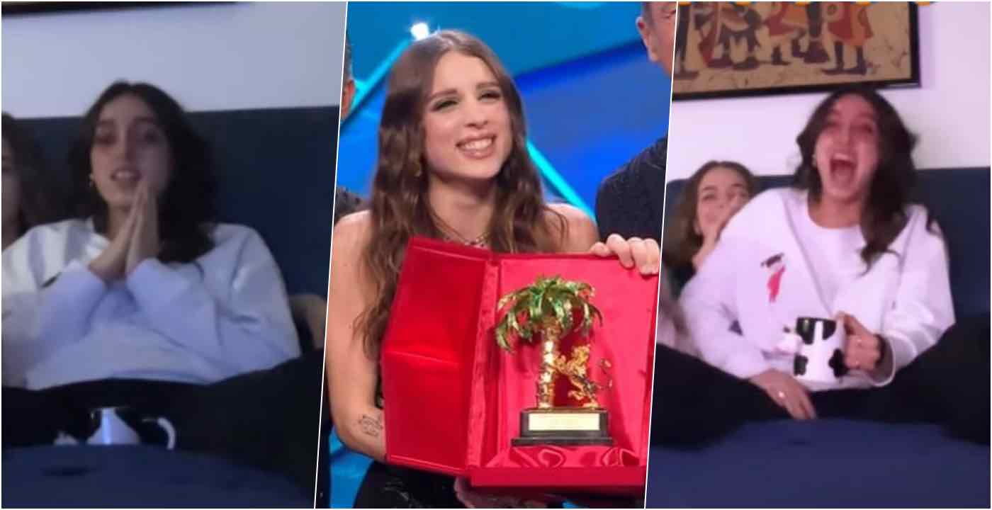 Giulia Stabile, la reazione alla vittoria di Angelina Mango