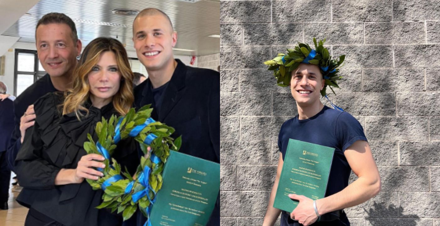 Alessandro Greco, il figlio Lorenzo si è laureato (FOTO)