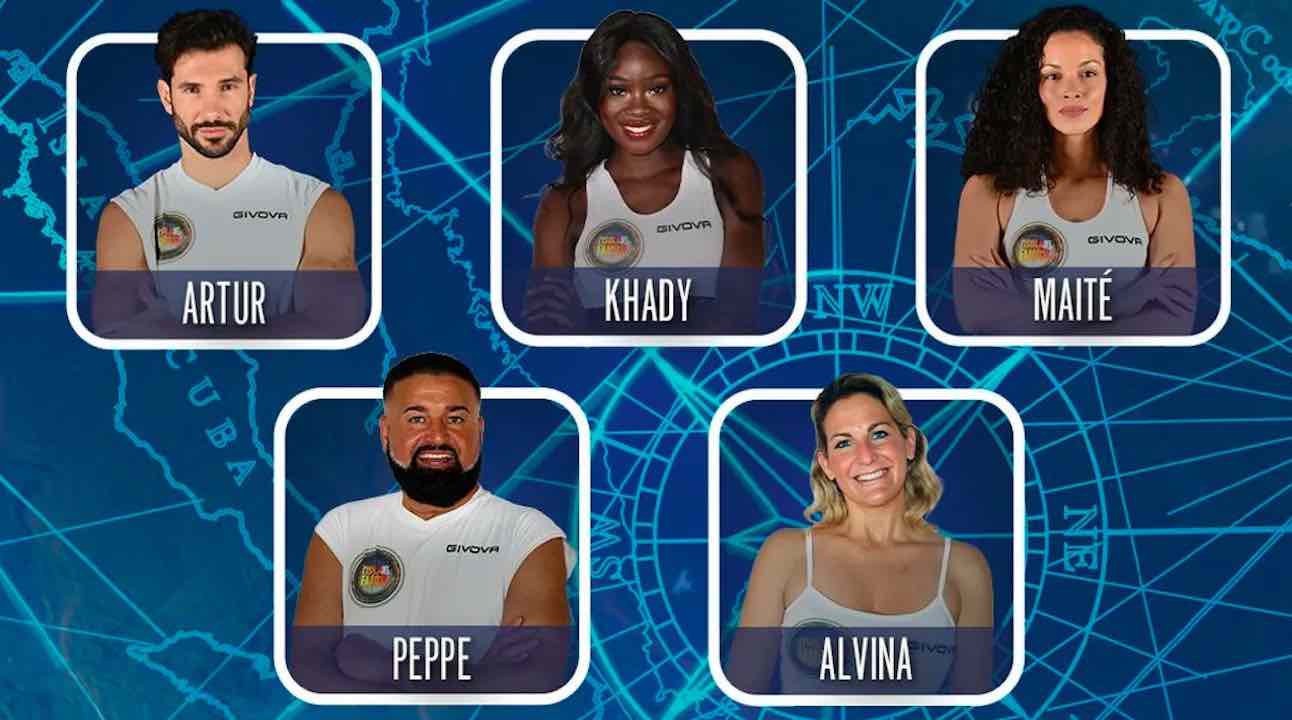 Isola: Alvina, Artur, Khady, Maité o Peppe, chi salvi? VOTA