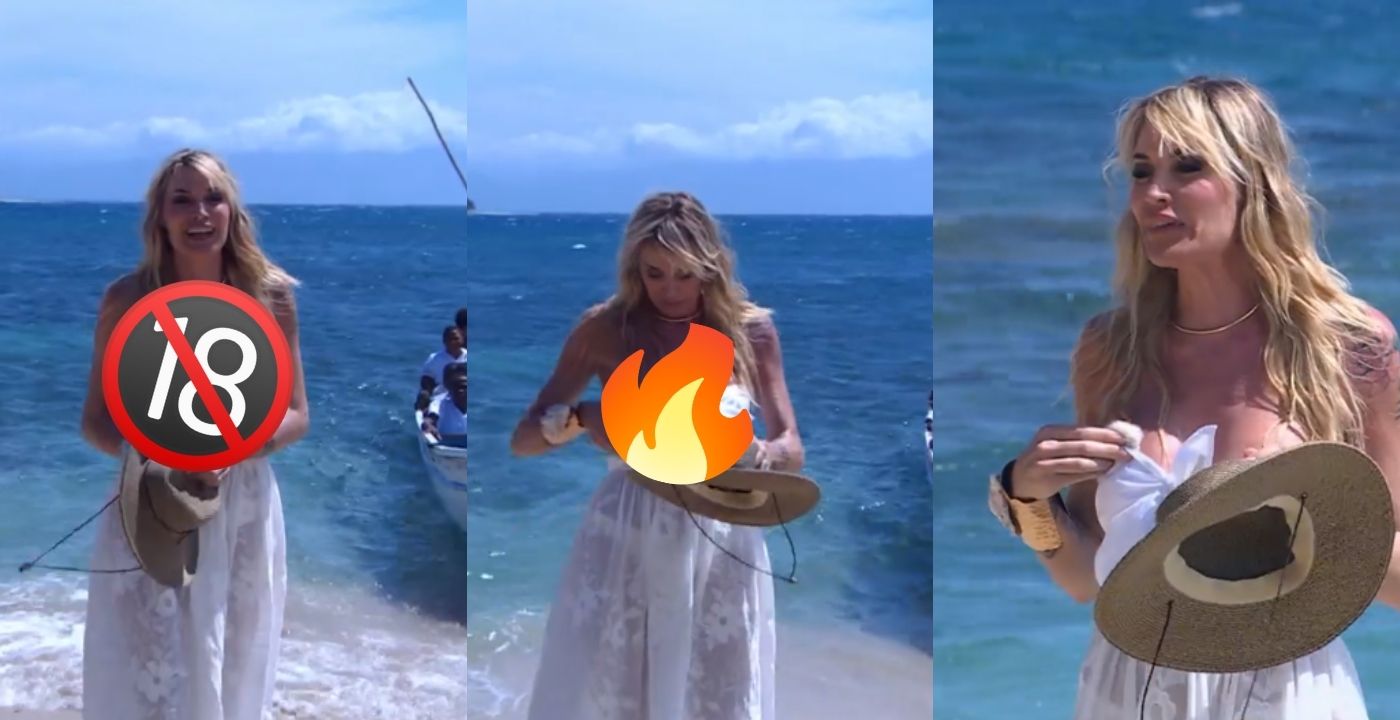 Elenoire Casalegno, gaffe hot durante la prima puntata de L'Isola