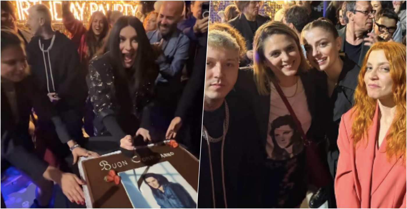 Laura Pausini festeggia i suoi 50 anni in compagni di tanti vip