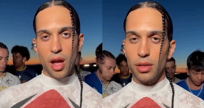 Mahmood, maglia con una scritta in arabo nel videoclip di Ra Ta Ta