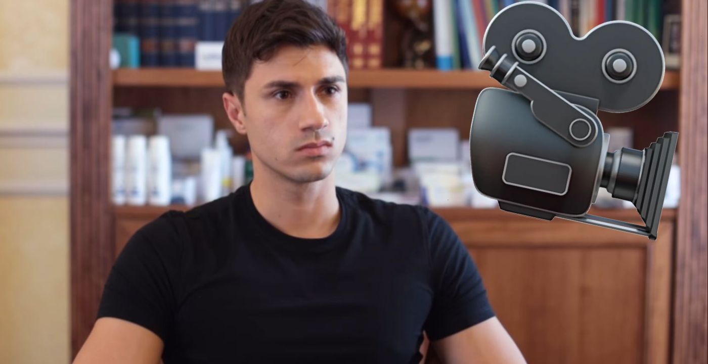 Mirko Brunetti debutta come attore in un cortometraggio (VIDEO)