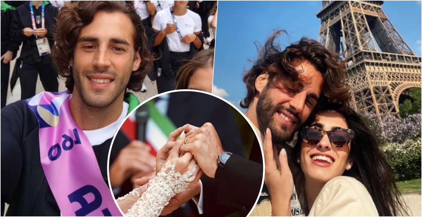 Gianmarco Tamberi perde la fede e si scusa con la moglie Chiara