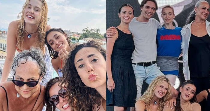 Alessandra Celentano ritrova le allieve Isobel, Carola e Giulia