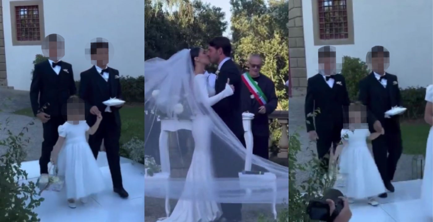 Cecilia Rodriguez, Luna Marè e Santiago sono i paggetti (VIDEO)