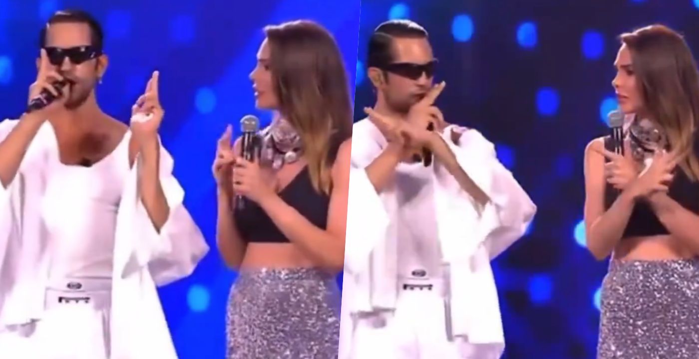 Mahmood insegna a Ilary Blasi la coreografia di Ra ta ta