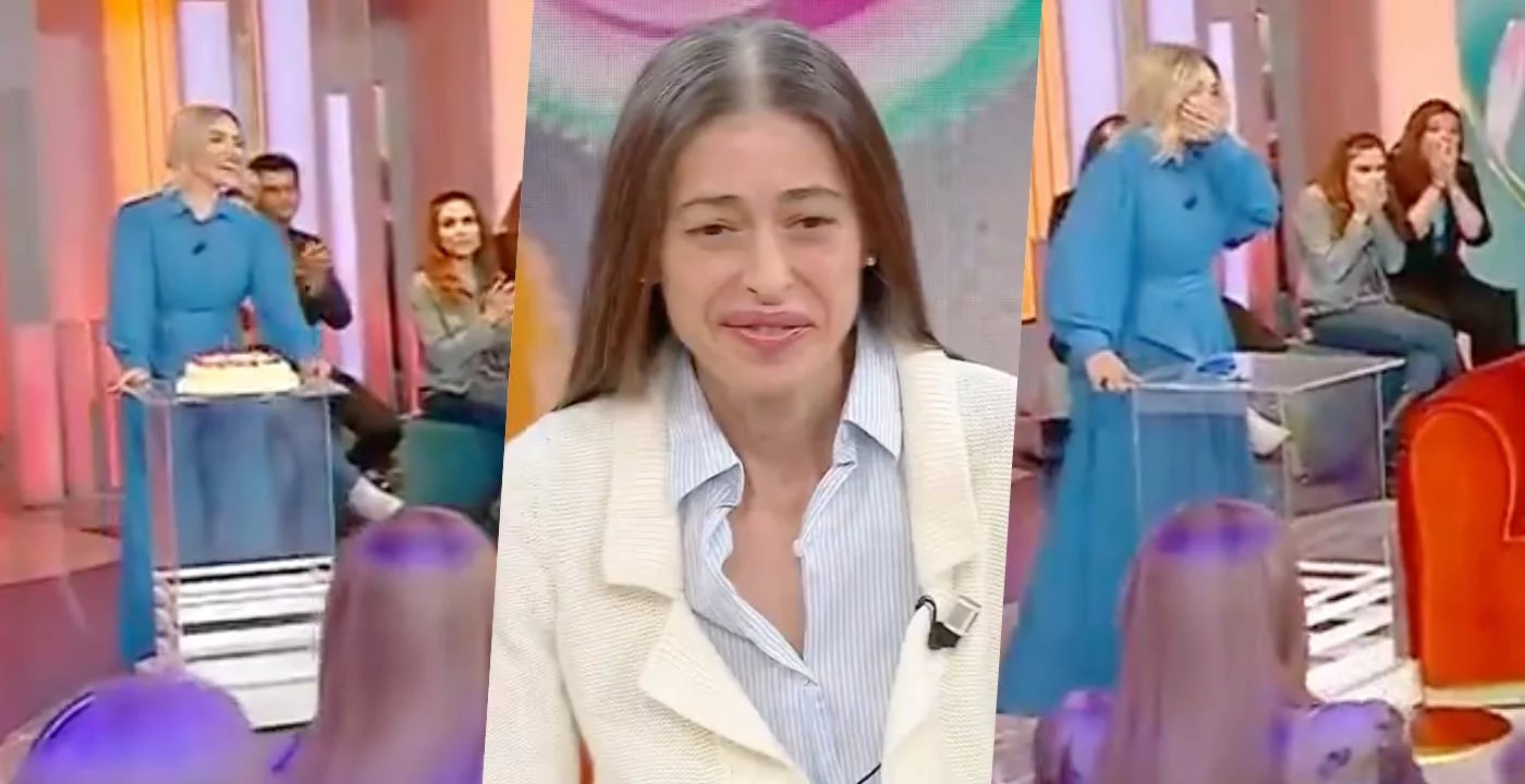 Carolina Rey fa cadere la torta di compleanno di Gerardina Trovato