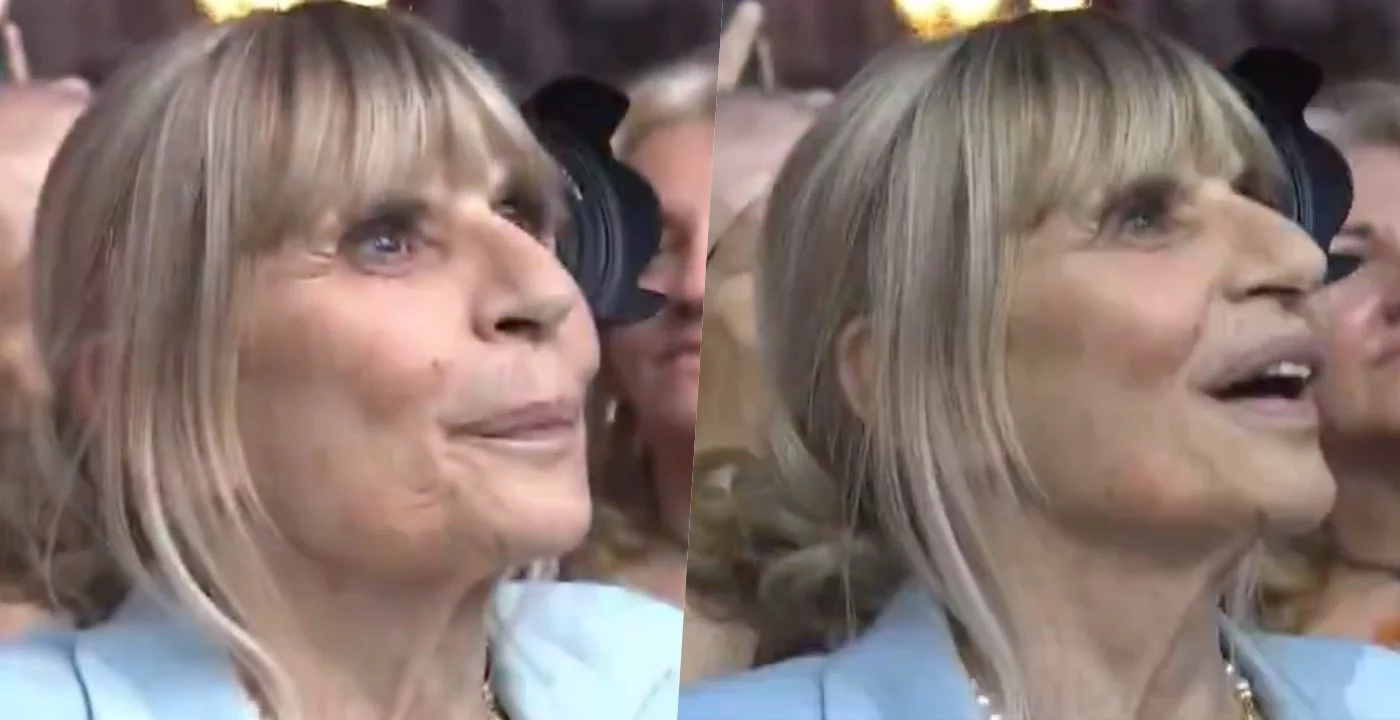 Gemma Galgani si scatena in prima fila al Torino is fantastic