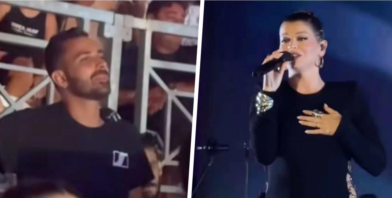 Alessandra Amoroso fa una dedica al compagno durante il concerto