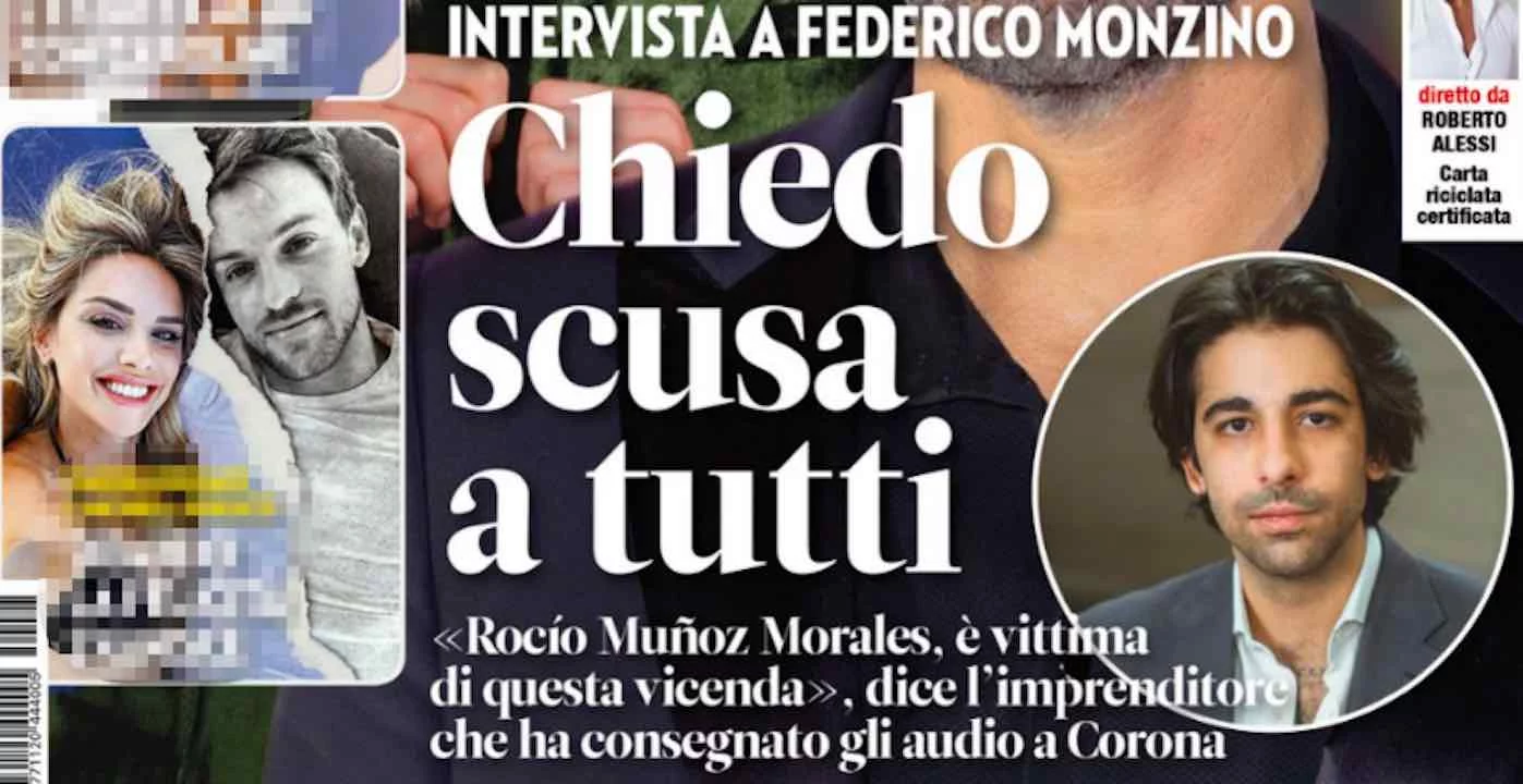 Federico Monzino rompe il silenzio dopo il caso Bova e si scusa