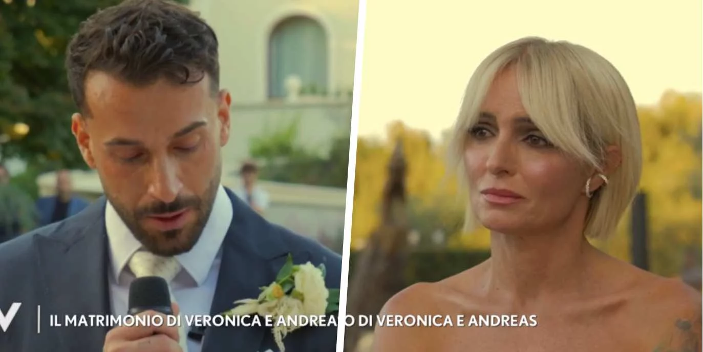 Andreas Muller e Veronica Peparini, le toccanti promesse di nozze