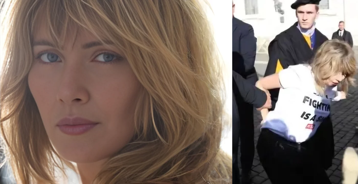 Loredana Cannata arrestata durante l’Udienza di Papa Leone XIV