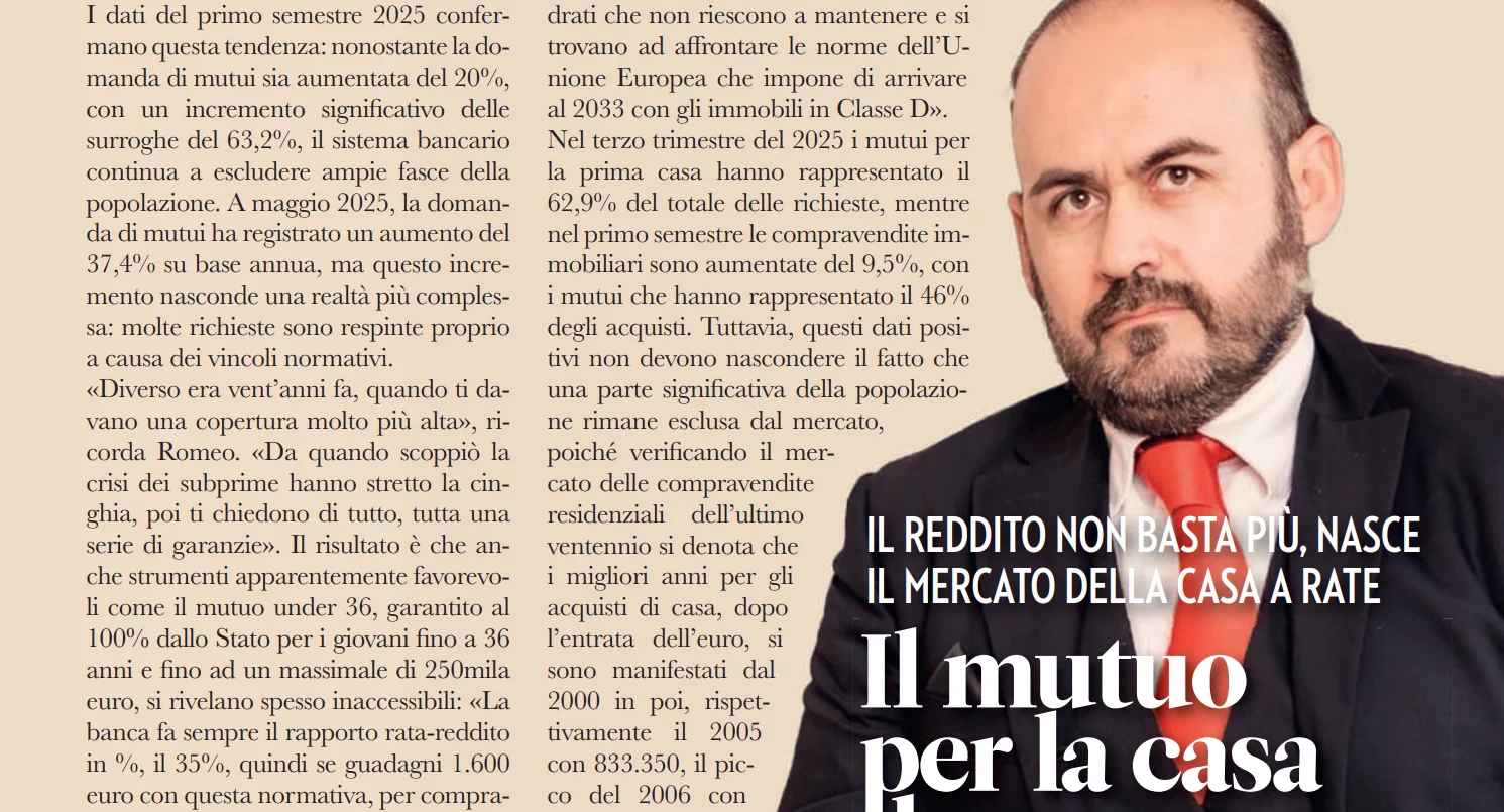 Il reddito non basta più, nasce il mercato della casa a rate